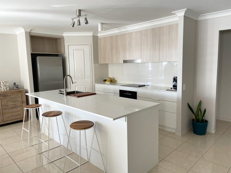 Polytec Classic White Matt Kitchen Cabinetry | Gecko Kitchens
